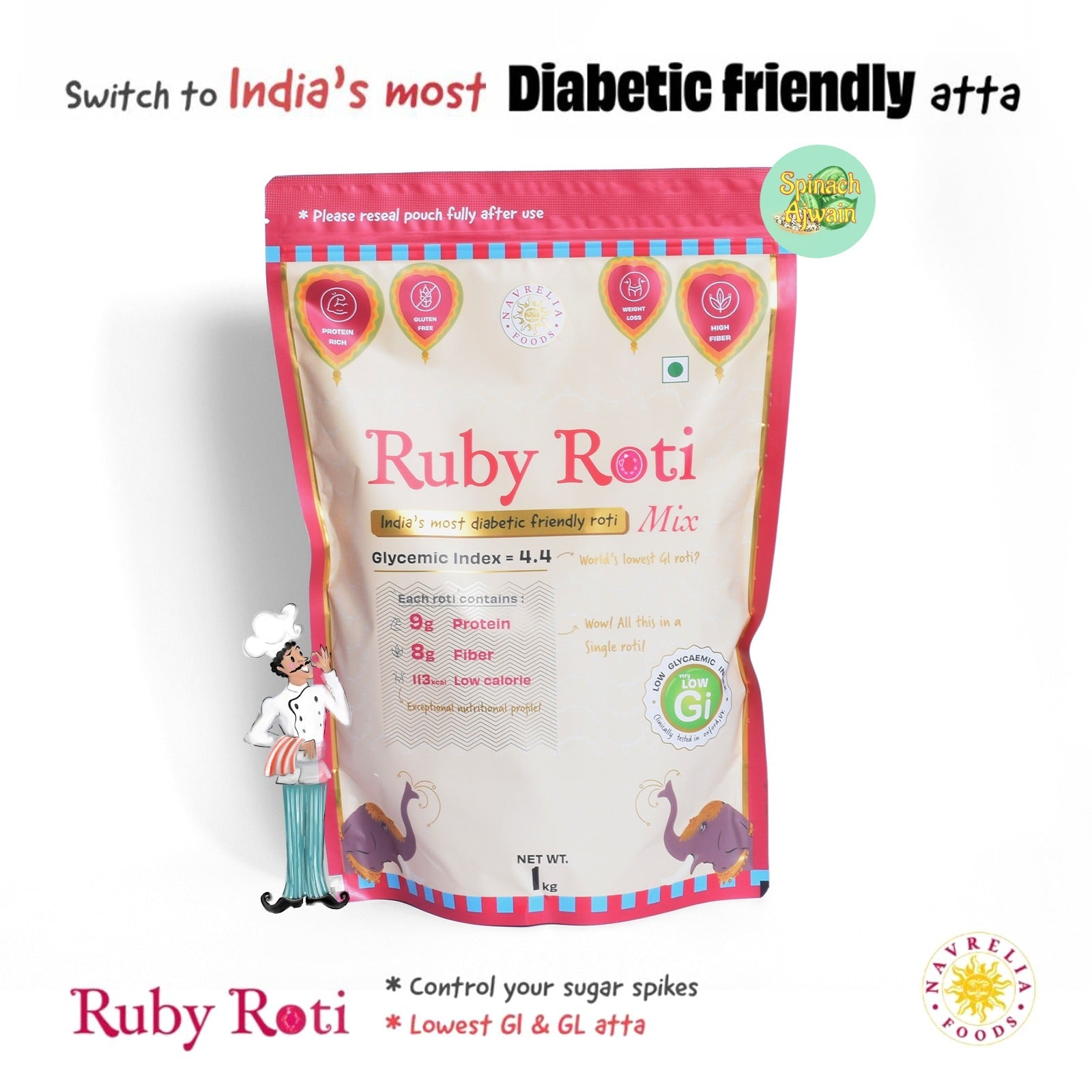 Buy Diabetic Friendly Flour in Bulk | Navrelia Bundles – NAVRELIA FOODS